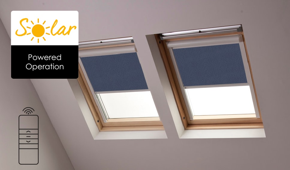 Solar Powered Velux Skylight Blinds From Bloc Blinds